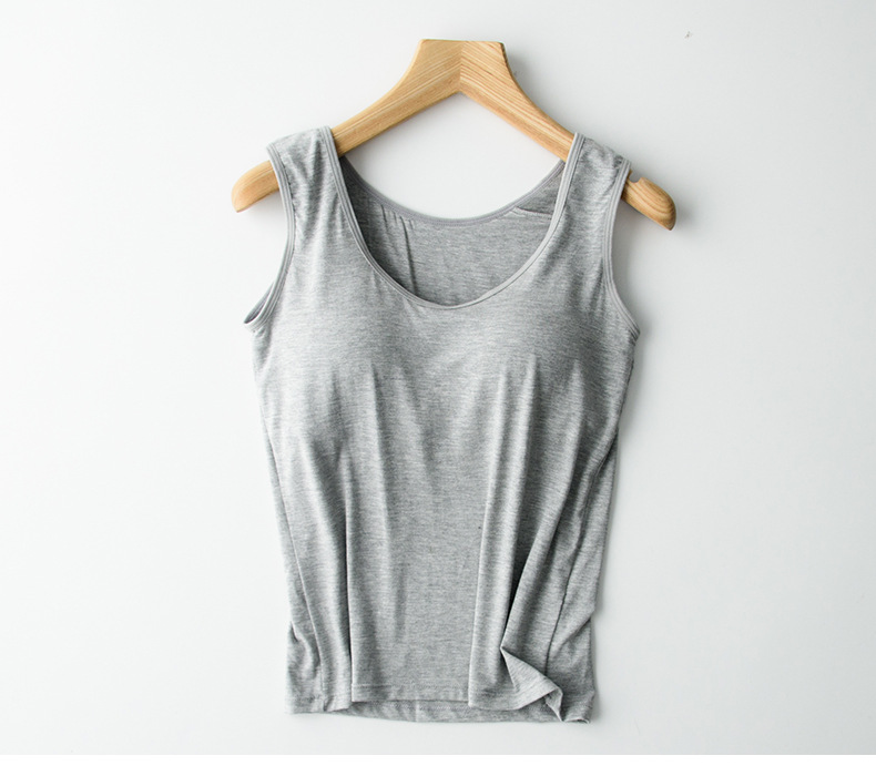 Fashion Modal Without Steel Ring Soft Tank Tops | Shopee Singapore