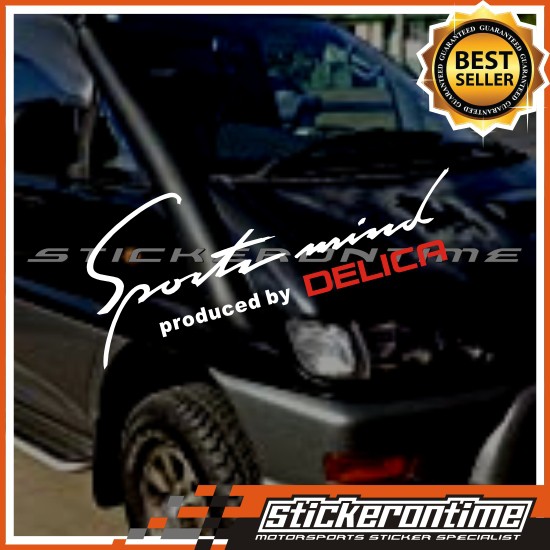 Mitsubishi Delica Sport Mind Car Sticker | Shopee Singapore