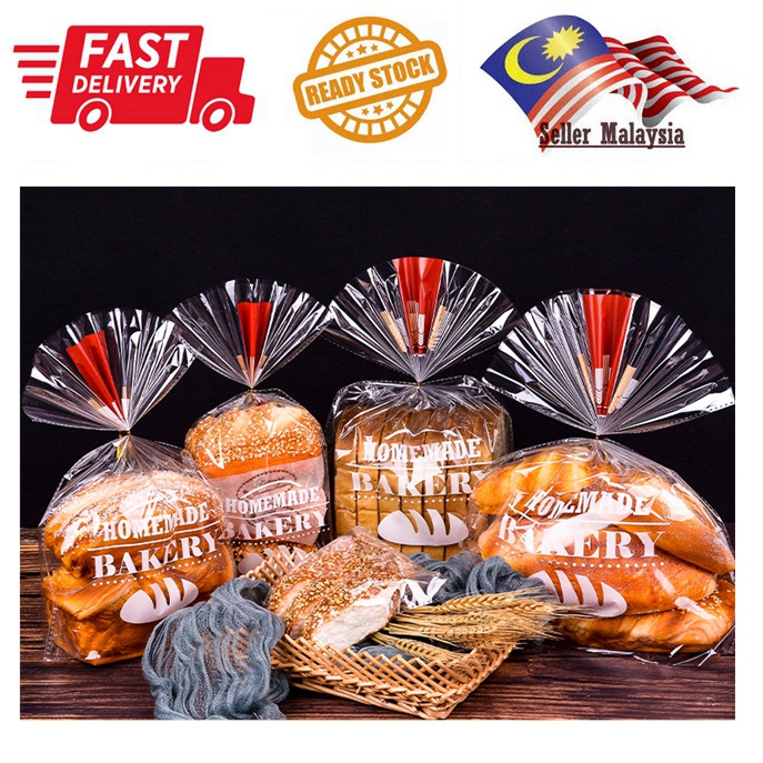 Homemade Design Transparent Toast Bread Bag Food Opp Plastic Plastik ...