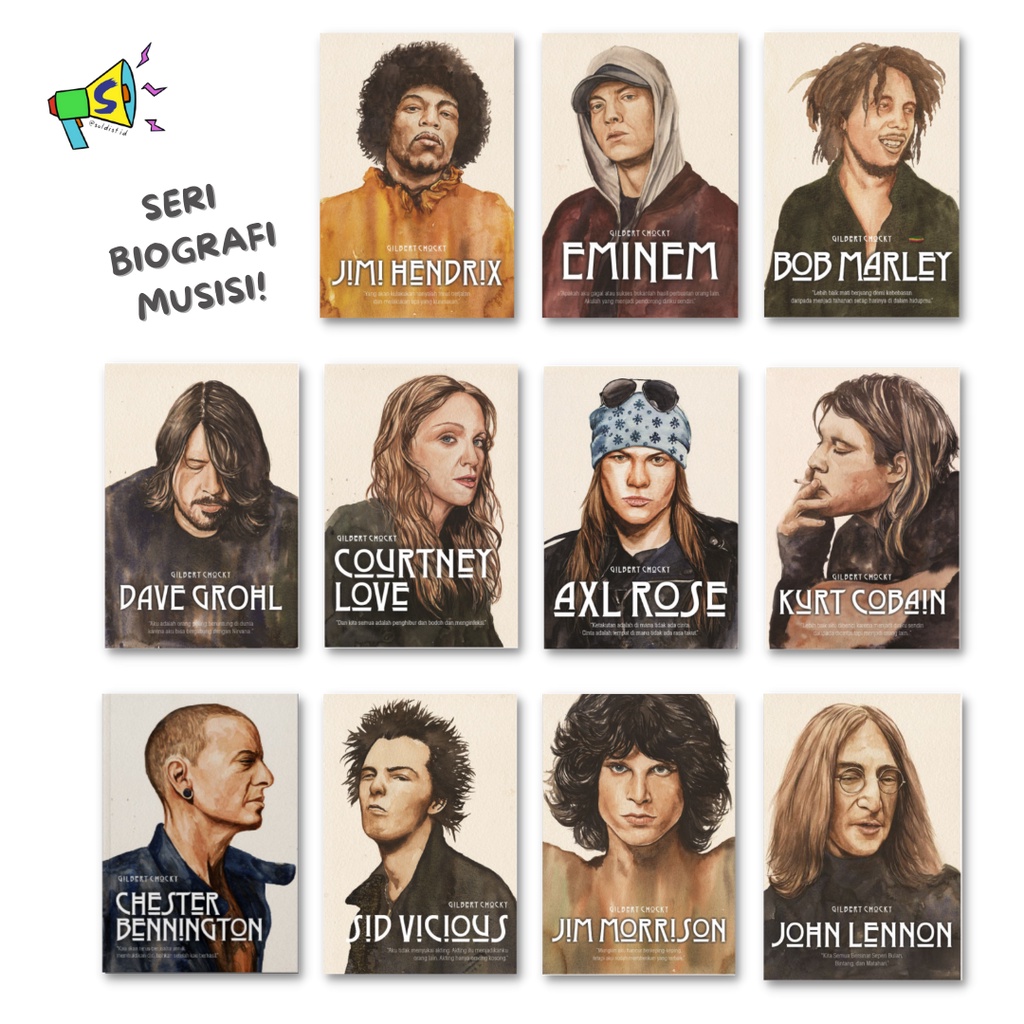 World Musician Biography Book Series | Second Hope | Shopee Singapore