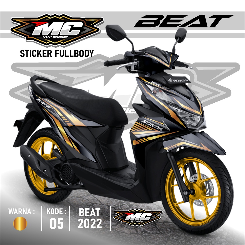 Mc Cutting Sticker Decal Beat Deluxe Beat Street Full body 2020 2021 ...