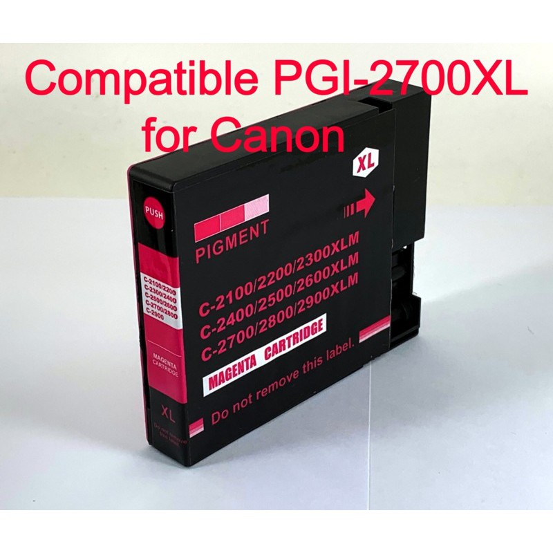 PGI 2700 XL COMPATIBLE CANON PIGMENT INK CARTRIDGES FOR MAXIFY MB5070 ...