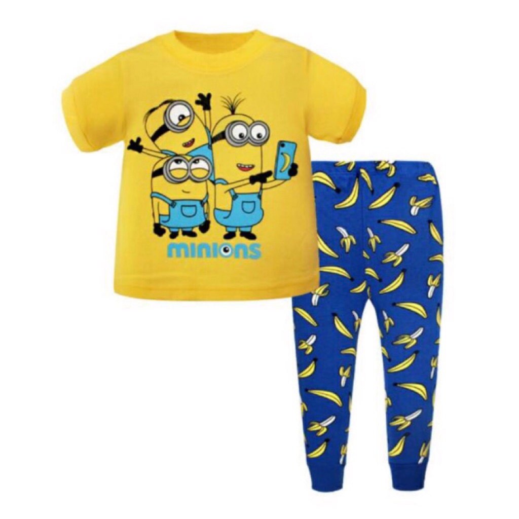 Minion Pyjamas kids | Shopee Singapore