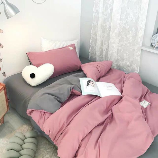 Bedding Set (Set) 100% COTTON Includes 1 Elastic Sheet, 2 Pillow Covers ...