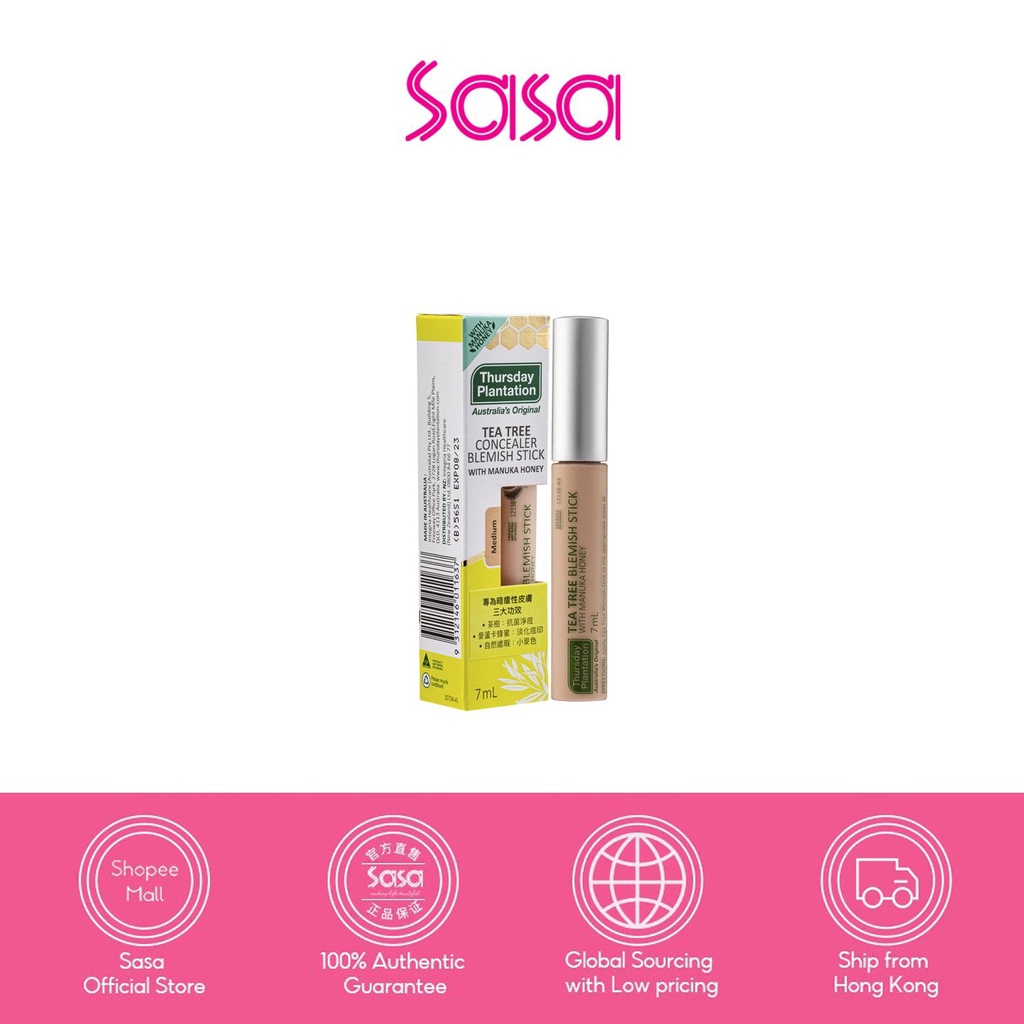Thursday Plantation Tea Tree Concealer Blemish Stick (Medium) (7ml ...