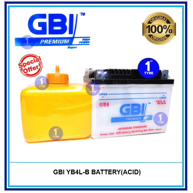 GBI Conventional Battery (Battery Basah)(KOYOKO)(SUPIDO)(YUASA) (OSIMA ...