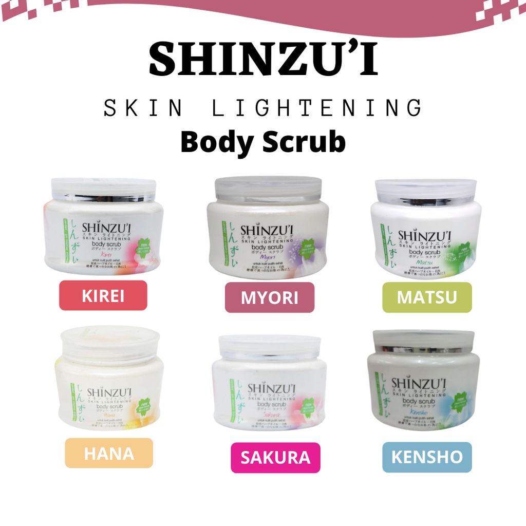 SHINZUI Skin Lightening Body Scrub 200g | Shopee Singapore