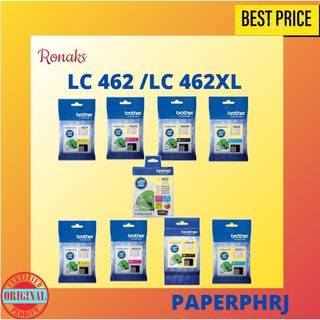 Brother LC462 LC462XL LC 462 LC 462XL Black Cyan Magenta Yellow Ink ...
