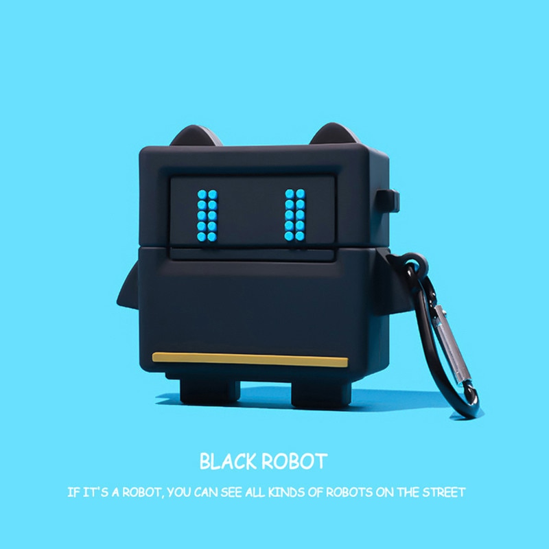 Robot Stand Cartoon For AirPods Pro Wireless Bluetooth Earphone/Earbuds ...