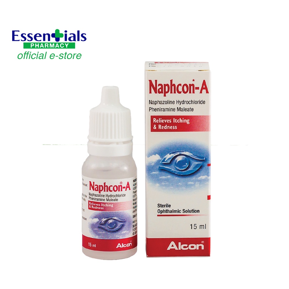 Naphcon-A Eye Drops 15 mL x 2 bottles | Shopee Singapore