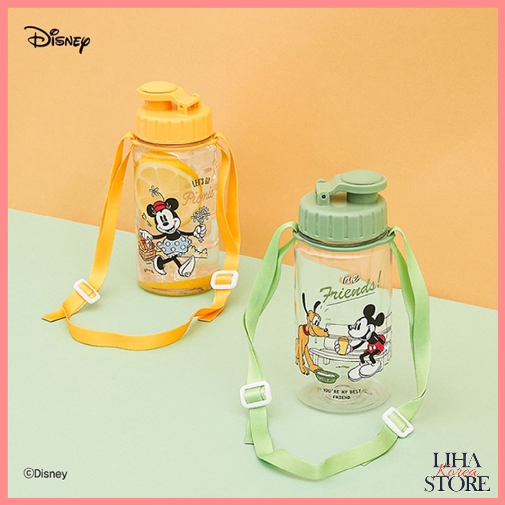 Disney Mickey Mouse Water Bottle 300ml Mickey Cross water bottle Mickey ...
