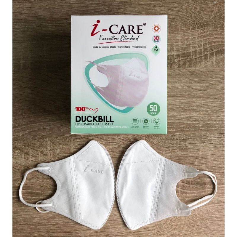 Duckbill Mask 4 PLY KN95 I-Care Premium Quality Sensi Grade (Medical ...