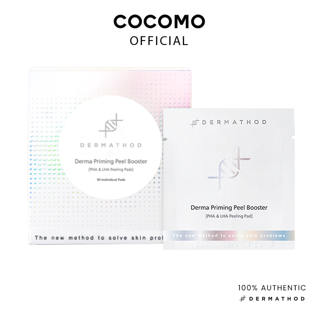 (DERMATHOD) Priming Peel Booster Pad (1 Box = 3ml X 30 Pads) - COCOMO ...