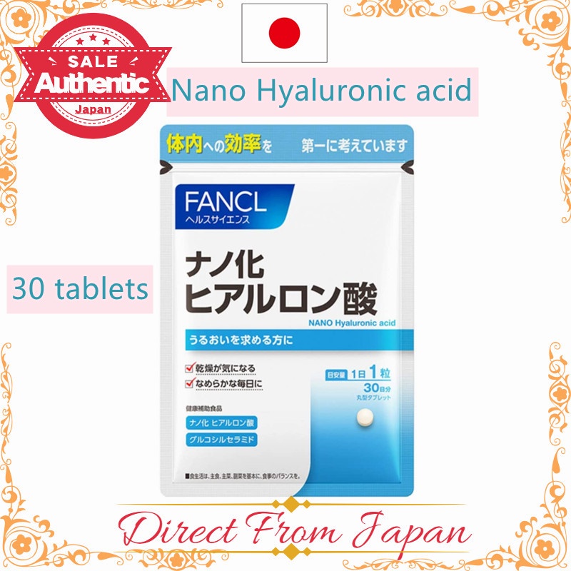 【Direct from Japan】New FANCL Nano Hyaluronic acid 30 Days 30 tablets ...