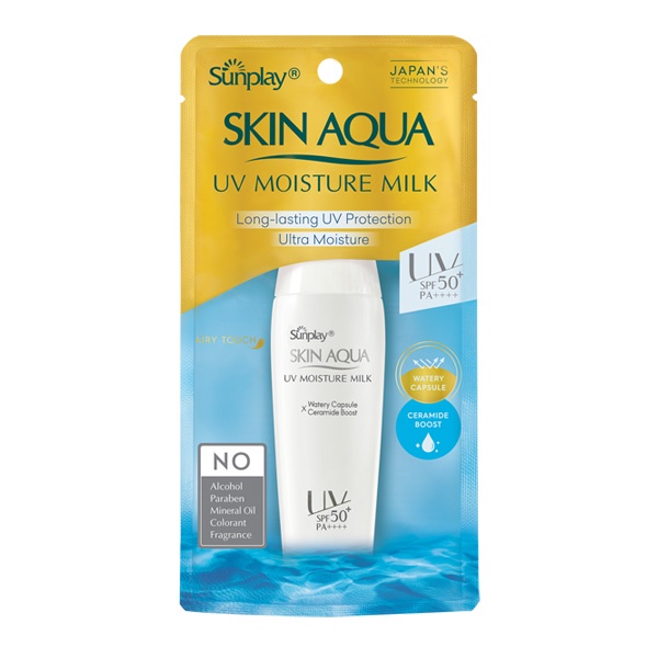 Sunplay SKIN AQUA UV MOISTURE MILK Sunscreen Lotion SPF50+, PA++++ 30g | Shopee Singapore