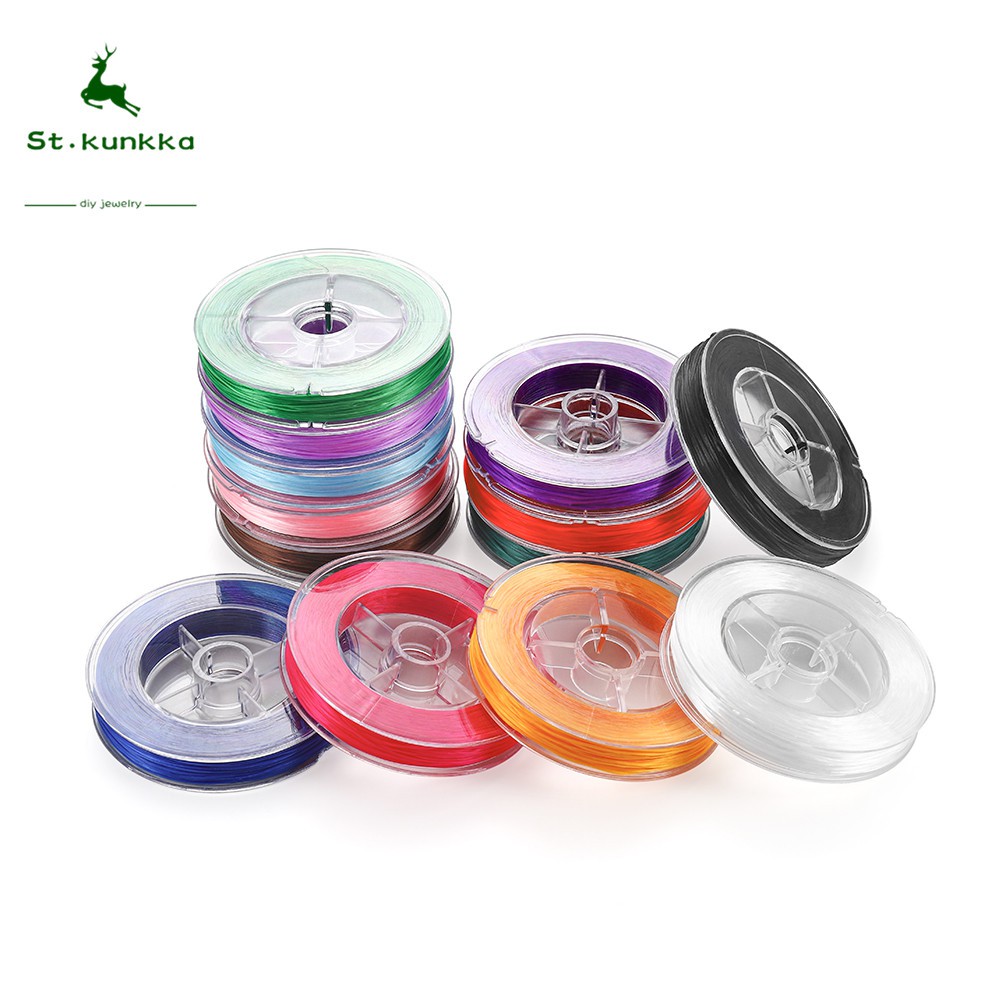 St.kunkka Elastic Thread Beading Line Cord (1 Roll/50m) | Shopee Singapore