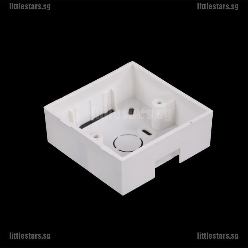 {LUV} 1pcs Cassette Universal White Wall Mounting Box For Wall Switch ...