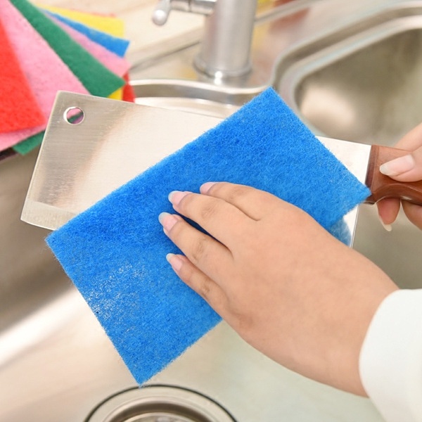 Scouring Pad Kitchen Washing Cleaning Sponge Pads Dishwashing Soft Pads ...
