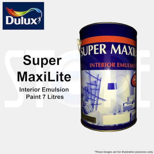 (NO RETURN/ NO EXCHANGE) Dulux Paint Super Maxilite Interior Emulsion ...