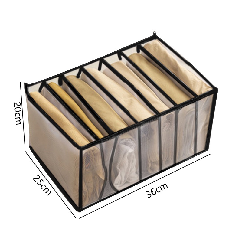 Grids Underwear Tudung Clothes Organiser Box Stackable Wardrobe Drawer ...