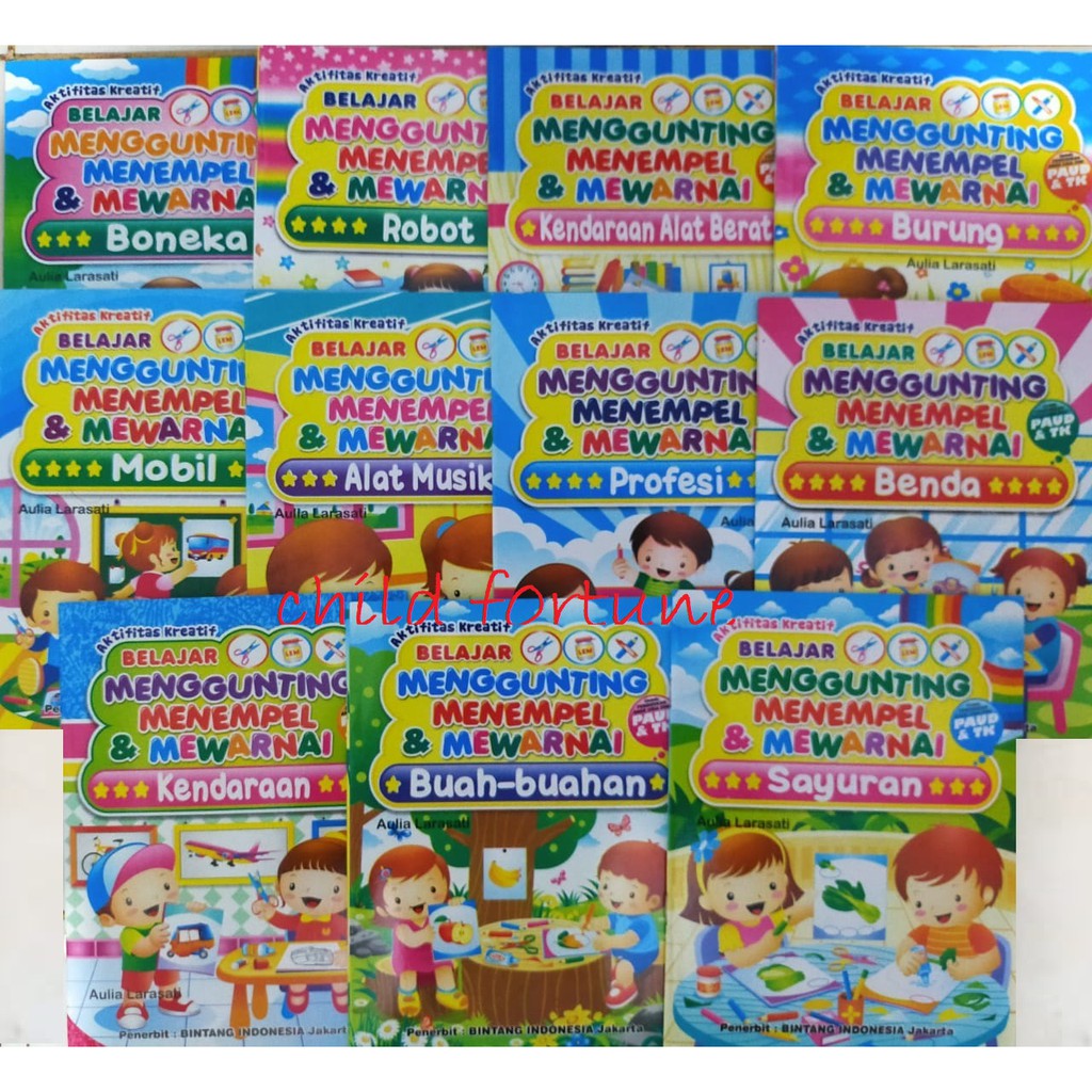 Learning To Get Sticky & Coloring Paud-tk - Creative Activities ...