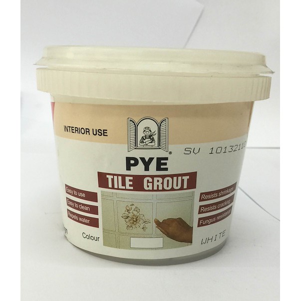 PYE Ready Mixed Tile Grout 500gm (White) for Interior Use | Shopee ...
