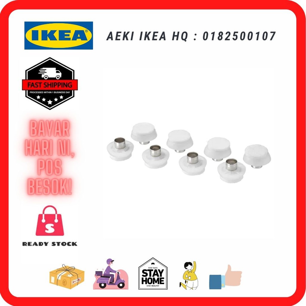 Ikea TRUSTED SELLER FIXA Floor Protector With rivet (8 Units) | Shopee ...
