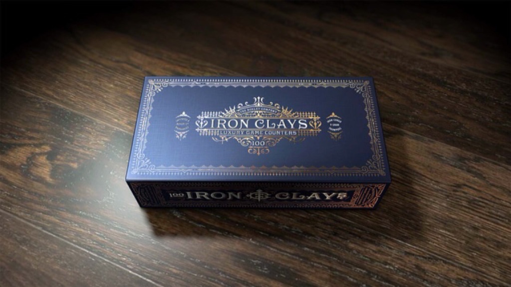 100 Roxley Iron Clays poker chips (GUARANTEED GENUINE, $8 off for Self ...