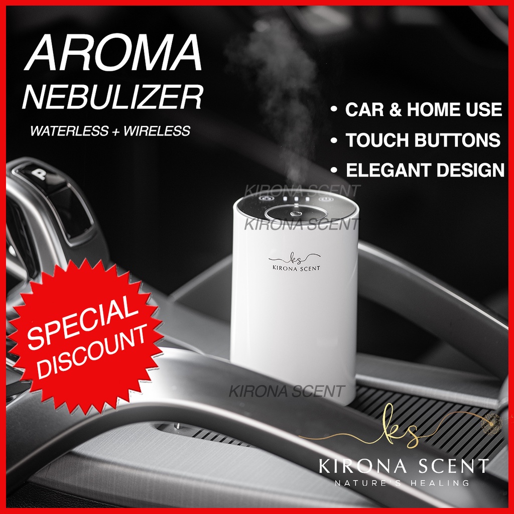 [3.3 Raya Sale] Car & Home Diffuser Nebulizer Waterless Wireless USB ...