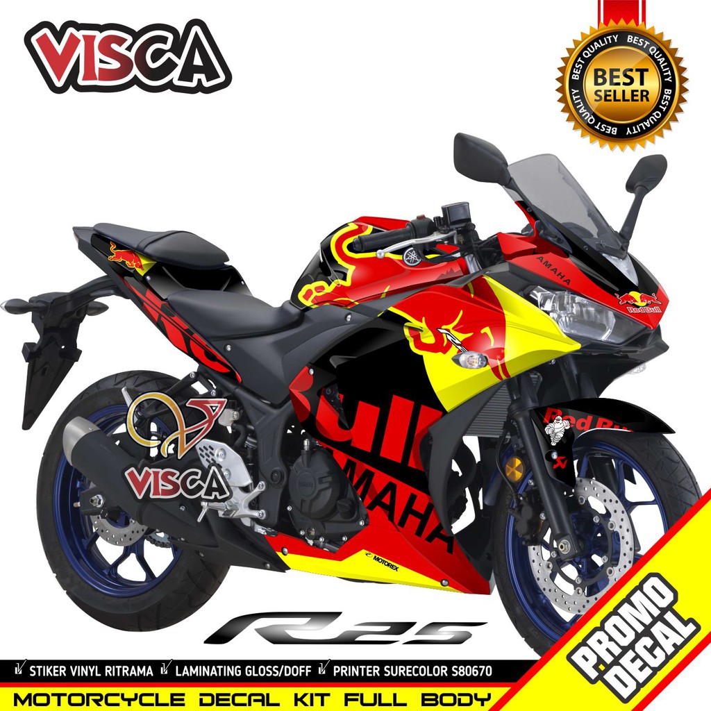 R25 Full Body Decal Yamaha R25 Old Sticker R25 Full Body Sticker Yamaha ...