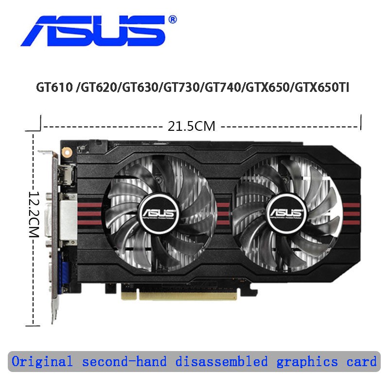 【ASUS】 nvidia Graphic Cards GT Series 1GB 2GB GDDR3/5 GT520 GT610 GT620 ...