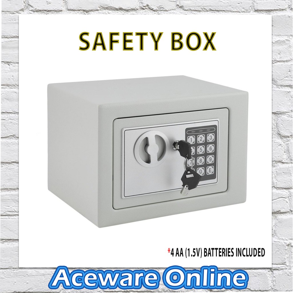 Digital Safety Box Safe Box Lock Storage Box Anti-Theft Security Box ...