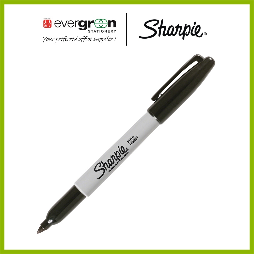 [SG] Sharpie Permanent Marker (Fine/ Ultra Fine)(Bundle of 4 ...