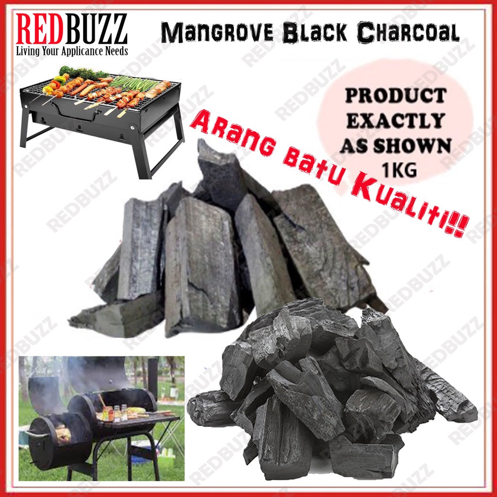 CHARCOAL ARANG 火炭 (Mangrove Charcoal Arang Bakau - 1kg) Arang Batu Kualiti | Shopee Singapore