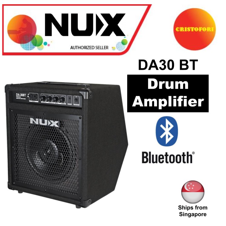 NUX DA30BT Bluetooth Drum Amplifier (DA30) | Shopee Singapore