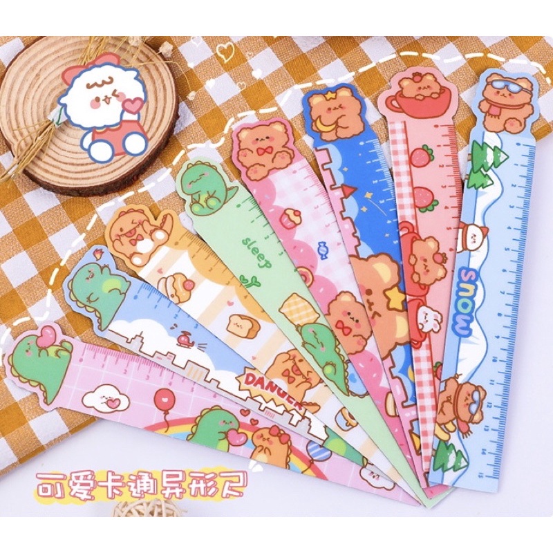 Flexible Ruler with Magnet, Cute 15cm Length Student Ruler | Shopee ...