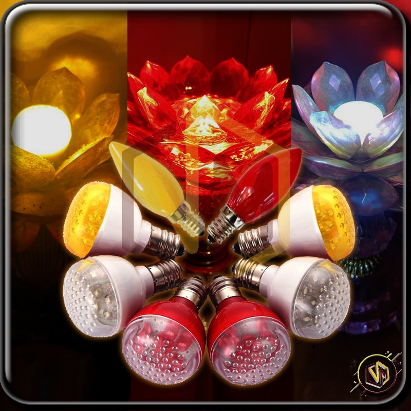 灯泡 蜡烛灯 莲花灯 舞台灯 舞台灯 LED 灯泡 蜡烛灯 泡莲花灯 Chili Bulb Red Light Led Lotus Altar ...