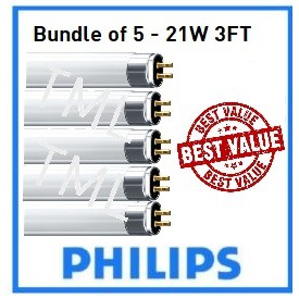 Philips TL5 Essential Super80 Fluorescent Light Tube T5 14W 21W 28W TML ...