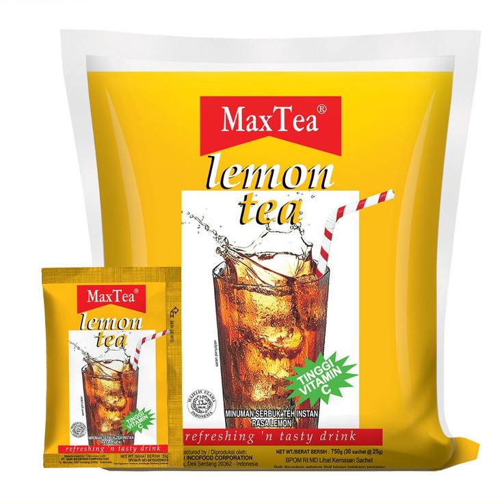Max Tea Lemon Tea - MaxTea (30 sachets) | Shopee Singapore