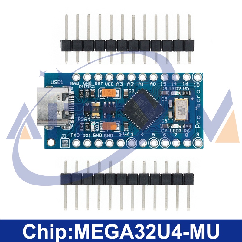 MICRO/MINI/TYPE-C USB ATMEGA32U4 Module 5V 16MHz Board For Arduino ...