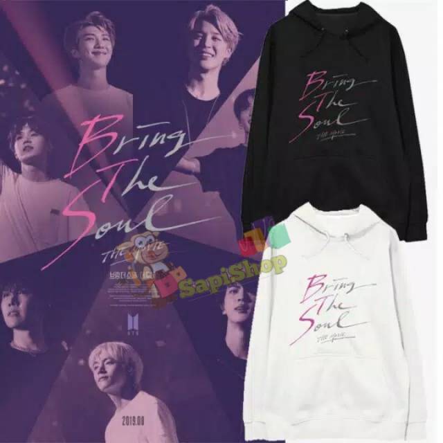 Premium kpop hoodie jacket BTS BRING THE SOUL JIMIN SUGA JIN TAEHYUNG JHOPE JUNGKOOK RM | Shopee ...