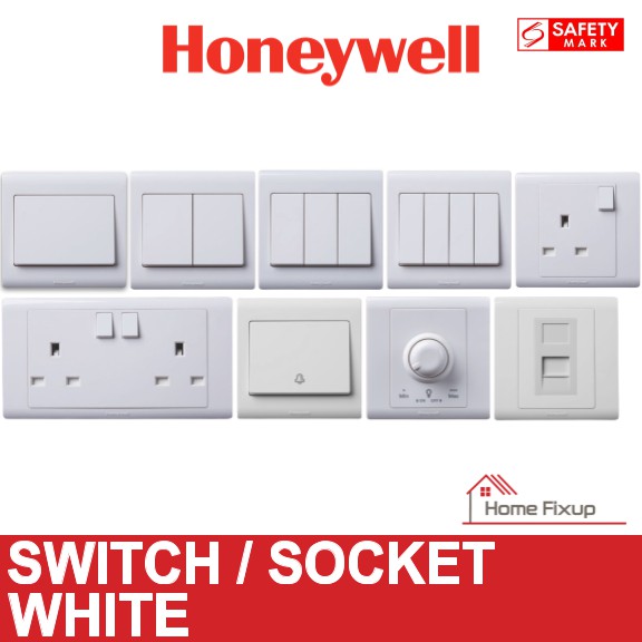 Honeywell R-Series Switch / Socket (White) | Shopee Singapore