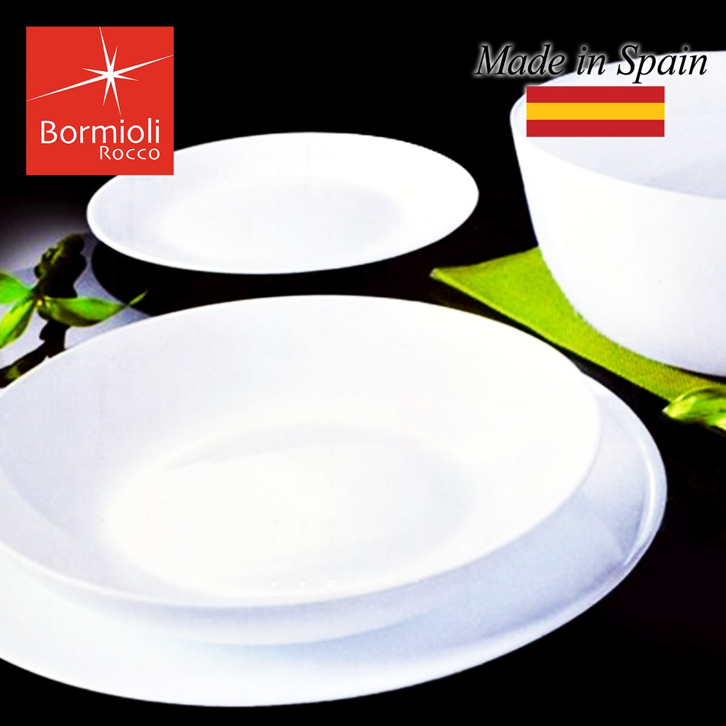 Bormioli Rocco Ronda Dessert Plate 20cm 6pcs | Shopee Singapore