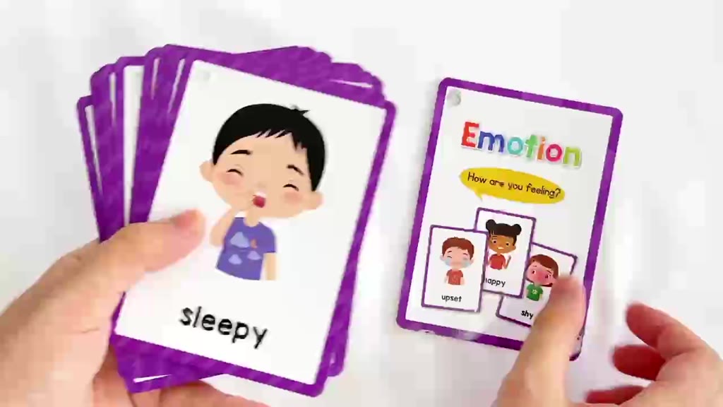 15 Cards My Emotion Feeling Vocabulary Words Cards Learning English ...