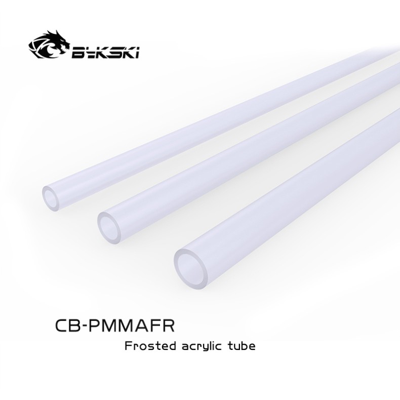 Bykski CB-PMMAFR 12/14/16 OD Rigid Frosted PMMA Tube - 50cm/100cm ...