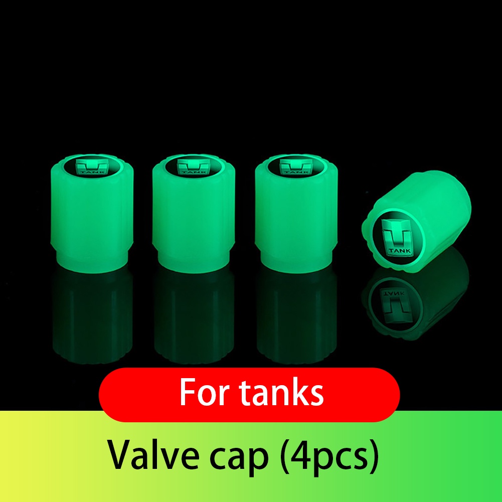 Universal Luminous Car Tire Valve Cap Luminous Stem Caps Cover ...
