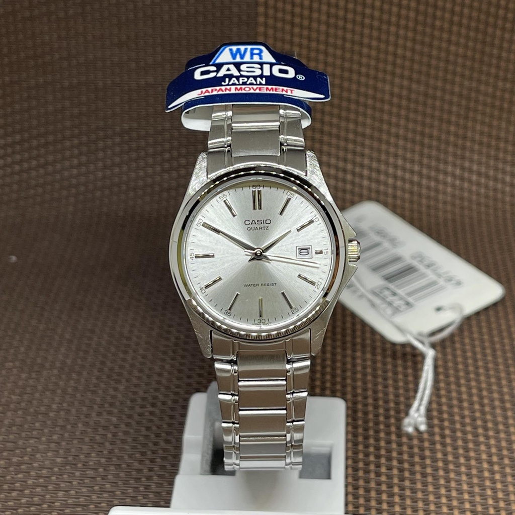 [Original] Casio LTP-1183A-7A White Dial Stainless Steel Round Analog Dress Ladies Watch ...
