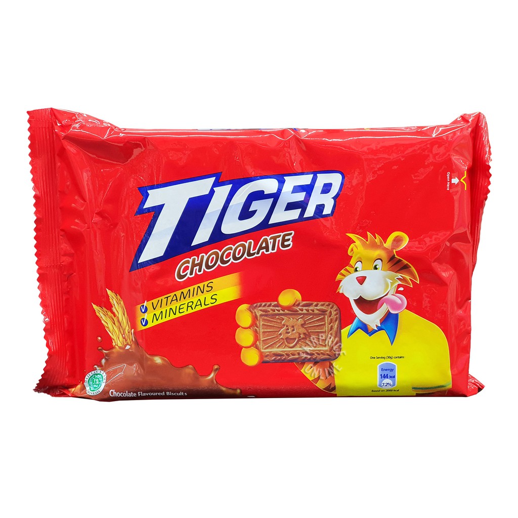 Tiger Chocolate Favours biscuit 180g | Shopee Singapore