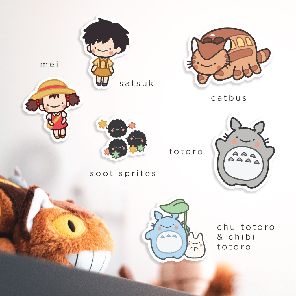 My Neighbor Totoro Sticker Pack (Studio Ghibli) | Shopee Singapore