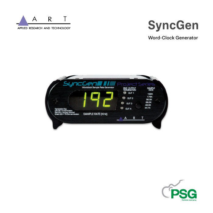 ART : SyncGen–word-clock Generator connect to digital audio equipment ...